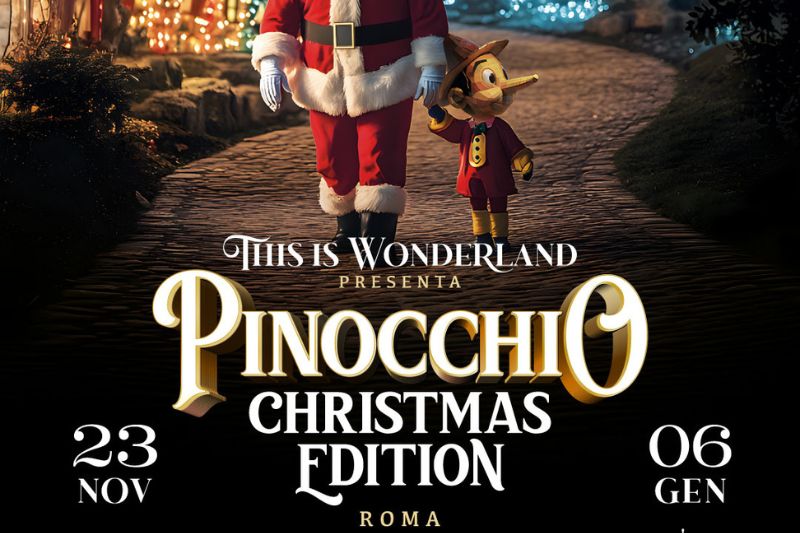 Pinocchio Christmas Edition (Roma EUR): evento luminoso e immersivo